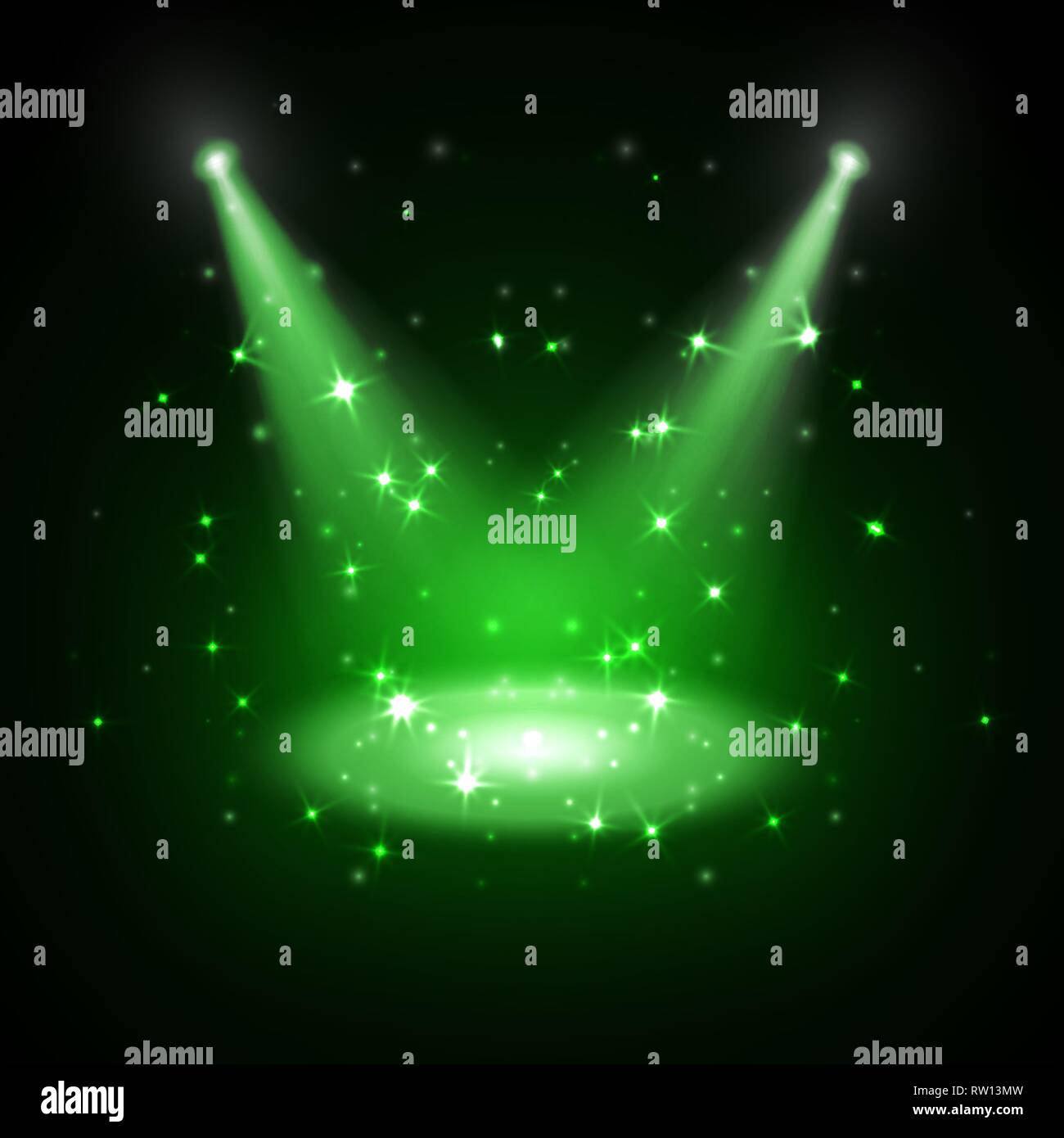 Abstract disco background with spot lights and bright rays Stock Vector ...