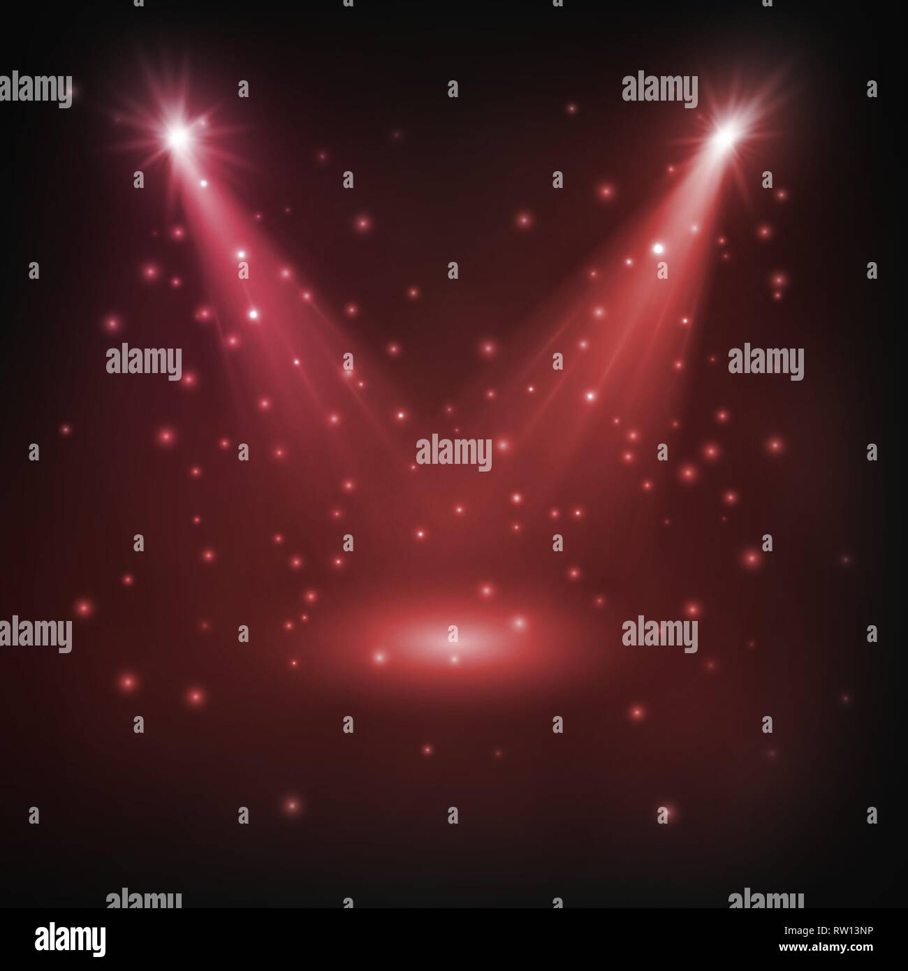 Abstract disco background with spot lights and bright rays Stock Vector ...