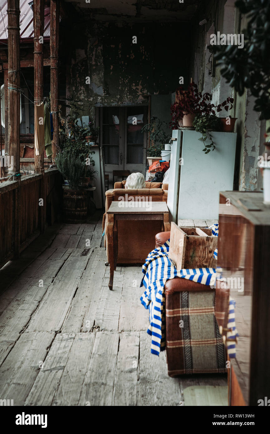 Poor apartment balcony hi-res stock photography and images - Alamy