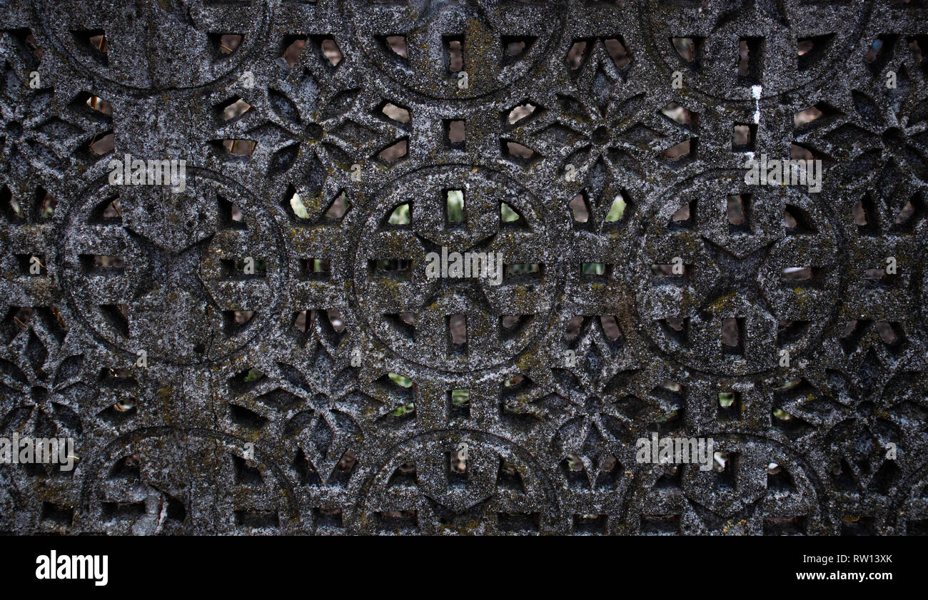 stone wall with interesting pattern Stock Photo - Alamy