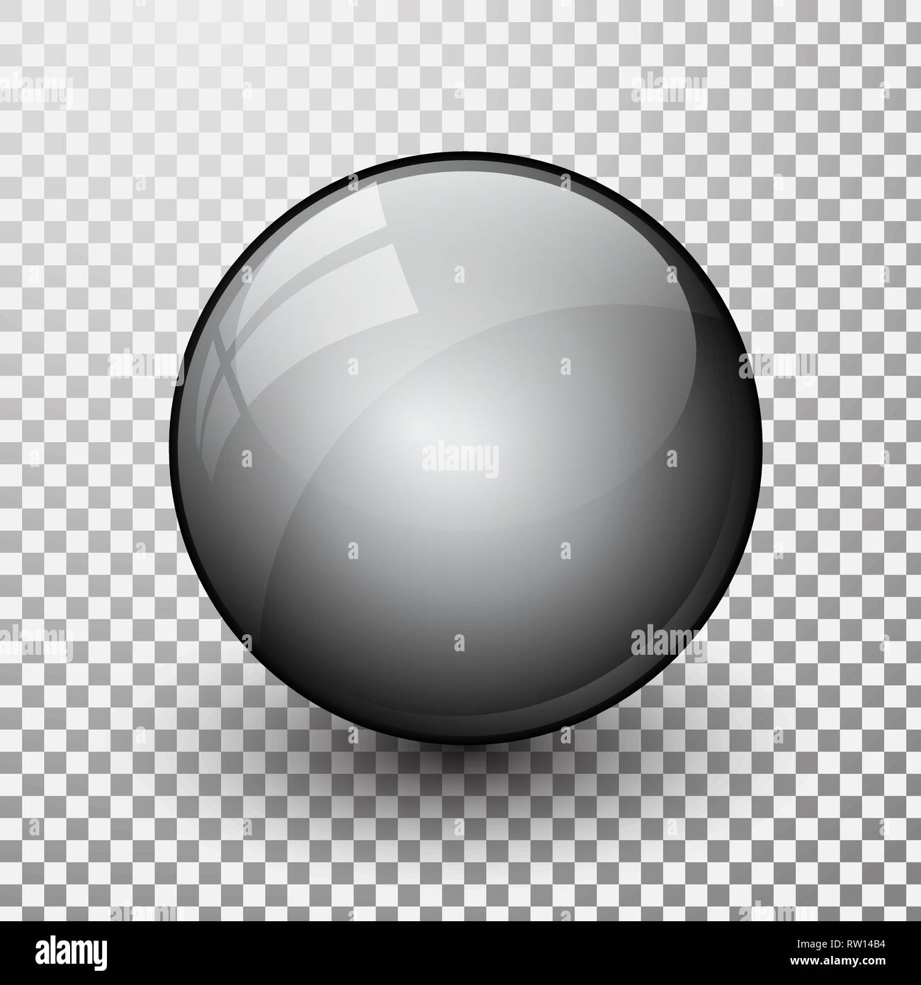 Grey shiny button, vector design for website Stock Vector Image & Art - Alamy