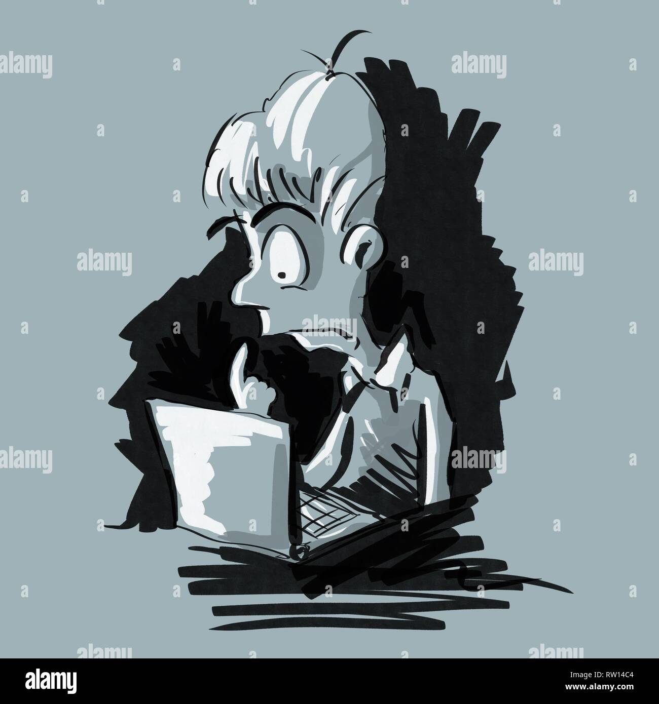 3d character puzzled hi-res stock photography and images - Alamy