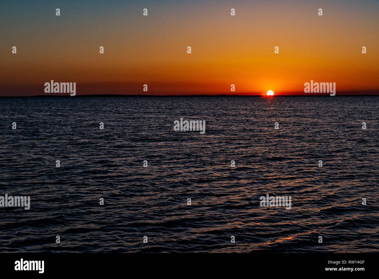 Florida Keys sunset, key largo Stock Photo - Alamy