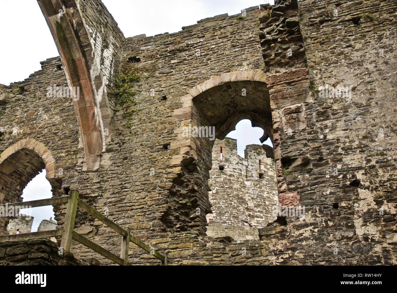 Conwy castle, wales interior hi-res stock photography and images - Alamy