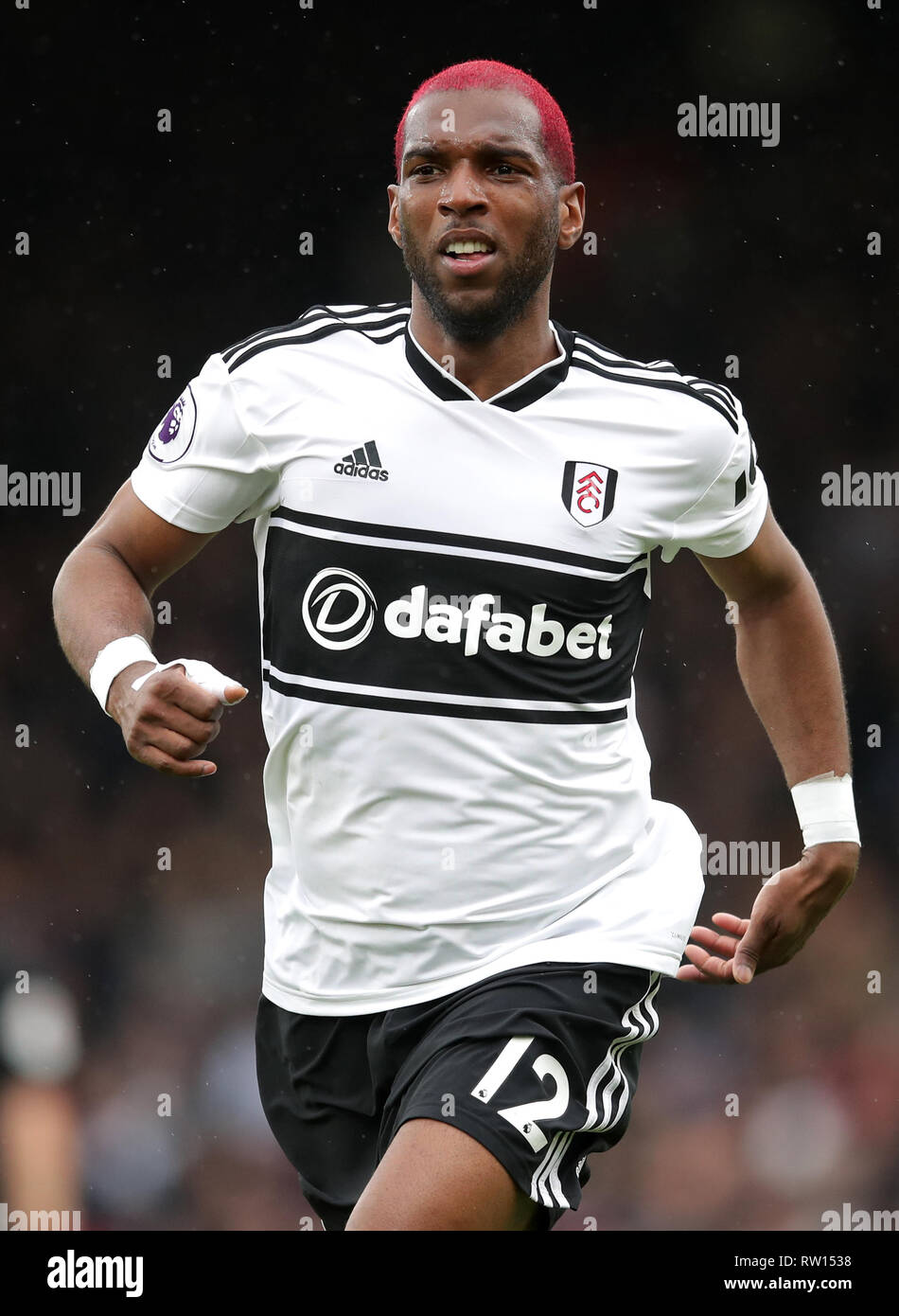 Fulham's Ryan Babel during the Premier League match at Craven Cottage ...