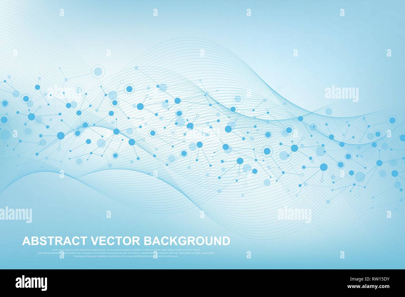 Scientific molecule background for medicine, science, technology ...