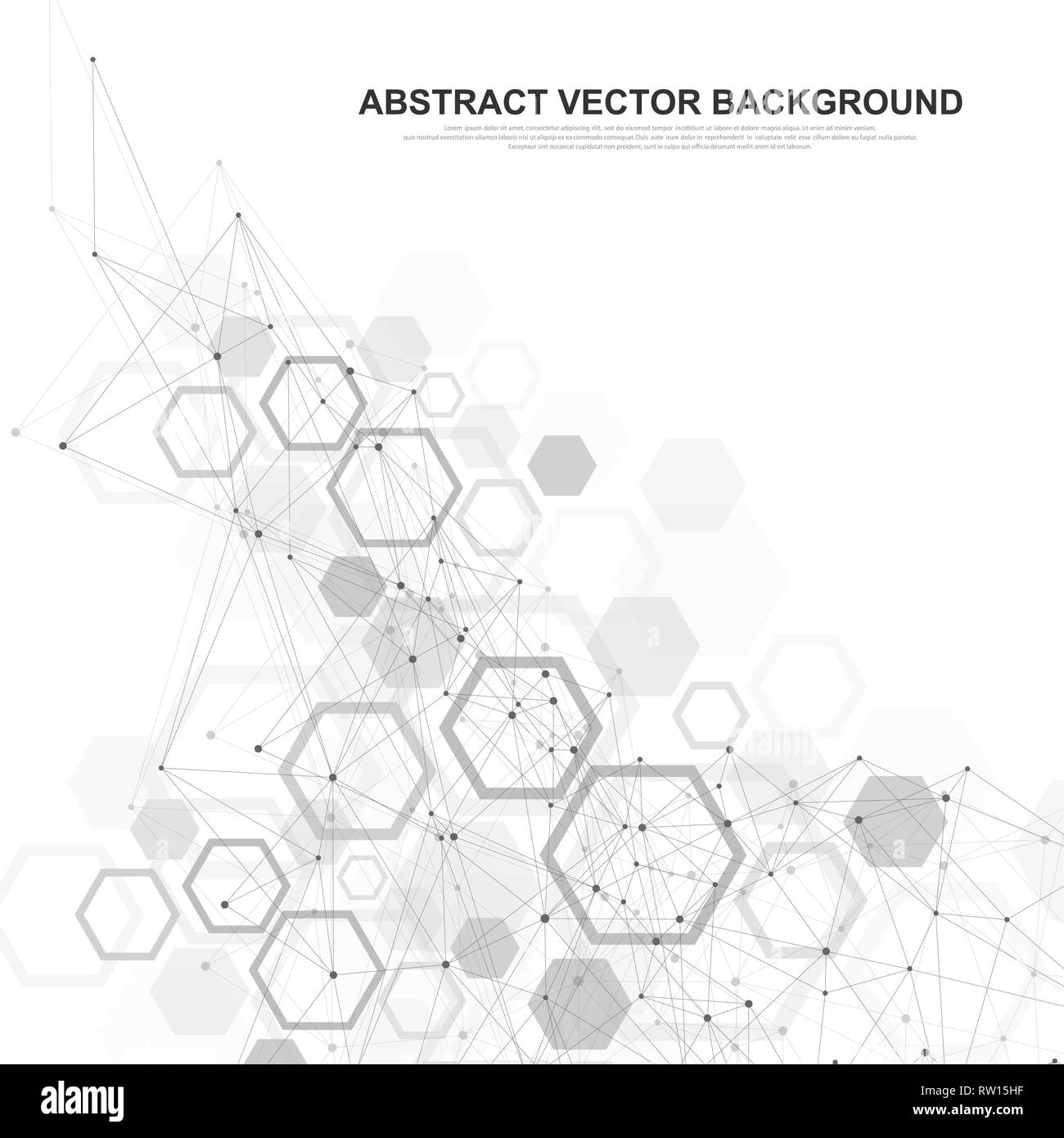 Abstract medical background DNA research, molecule, genetics, genome ...