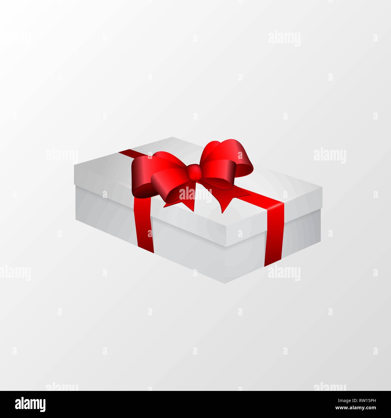 white gift box vector Stock Vector Image & Art - Alamy