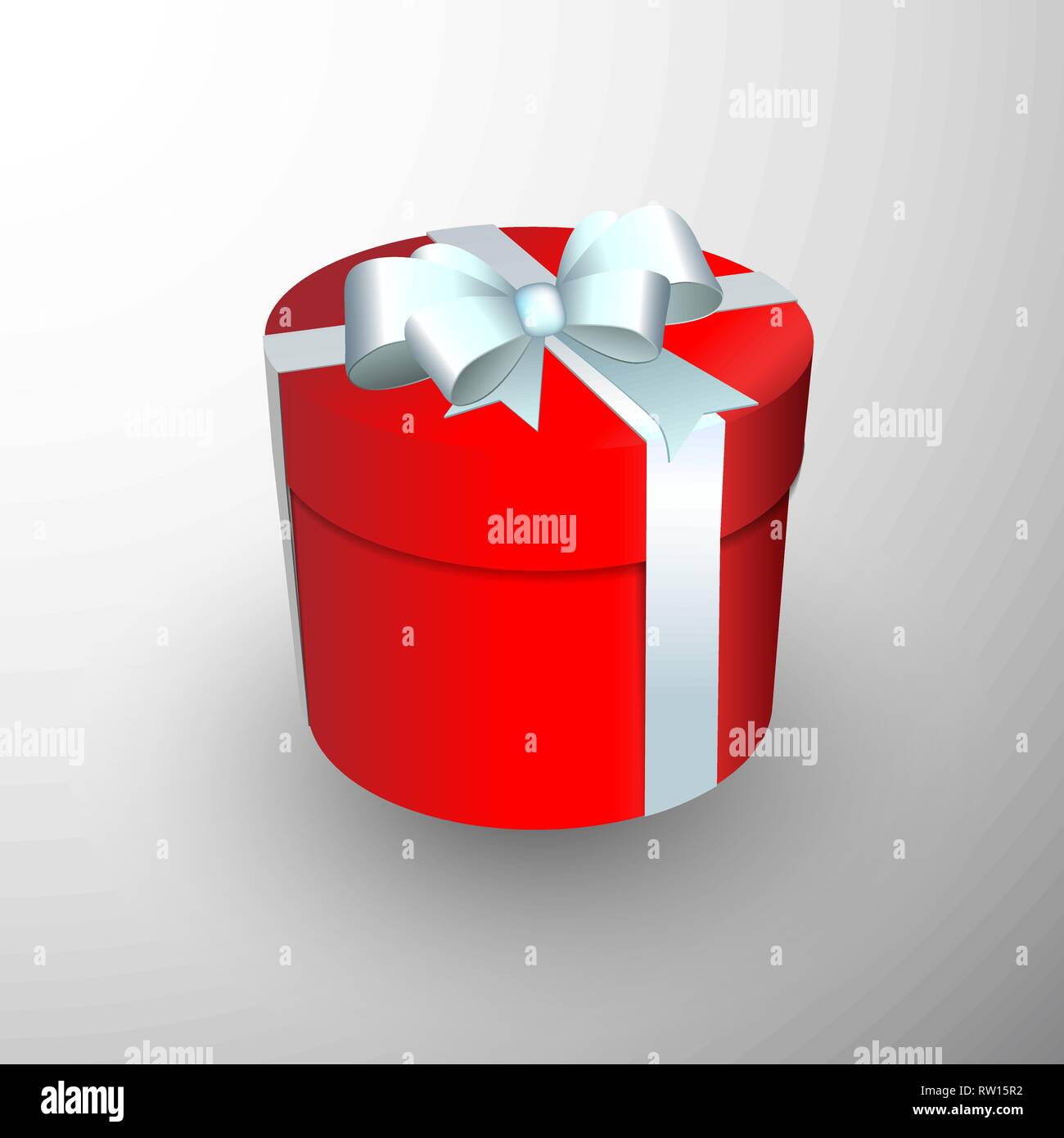 red circle gift box vector Stock Vector Image & Art - Alamy