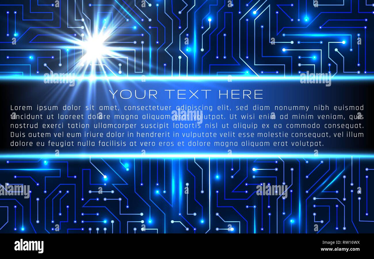 Technology background with space for your text. Vector illustration for ...