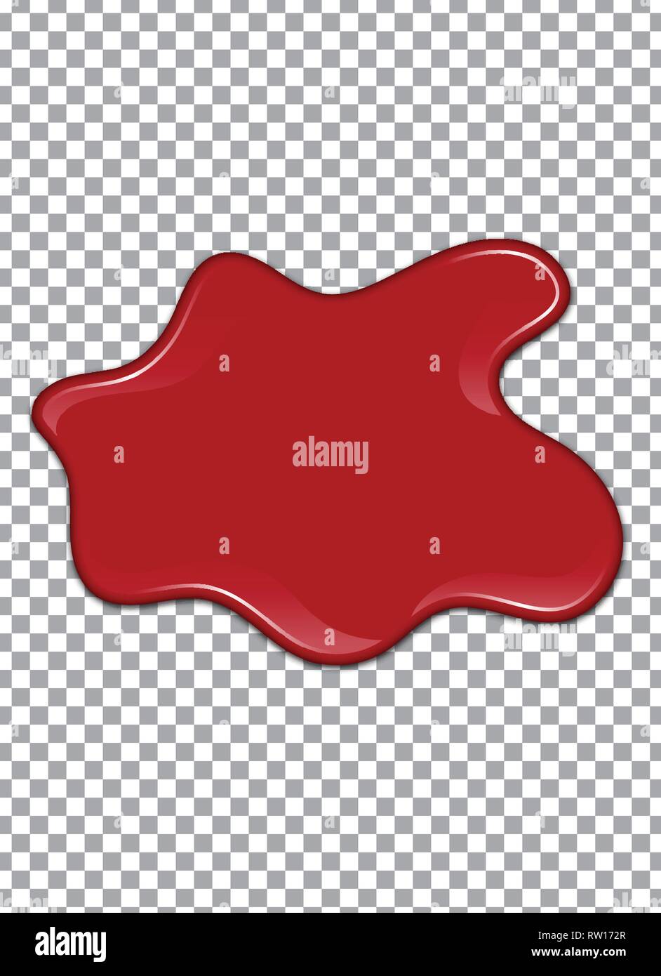 Ketchup Splatter Vector