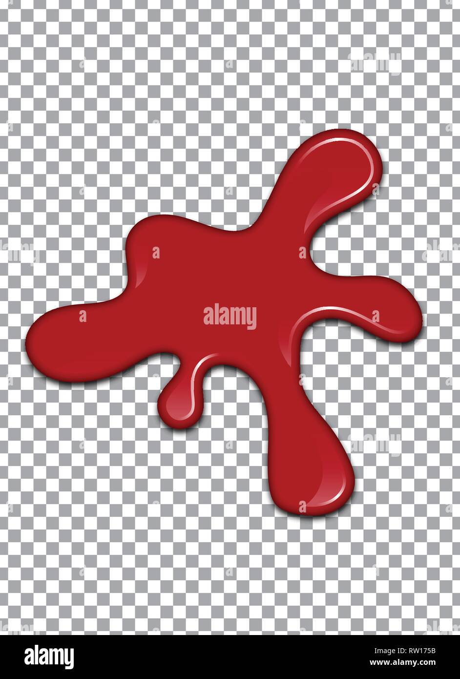 Ketchup Splatter Vector