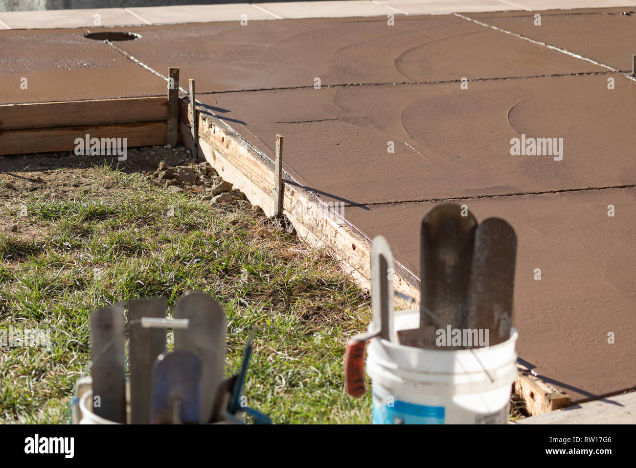 Poured concrete deck hi-res stock photography and images - Alamy