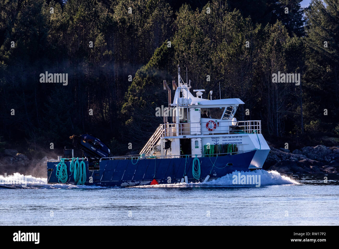 Specialty vessel Max, used for diving operations, quay constructions ...