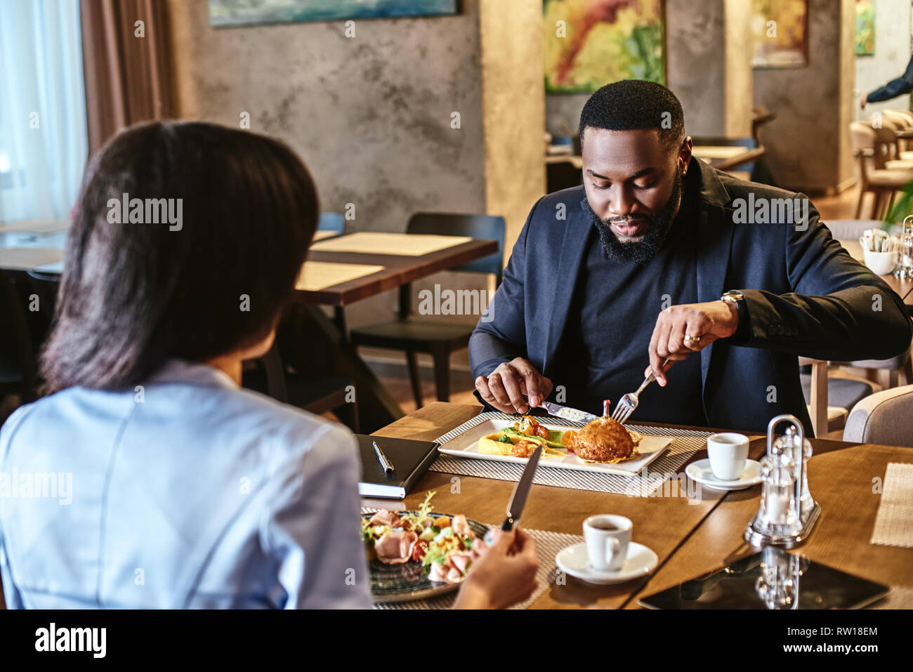 African american restaurant workers hi-res stock photography and images ...