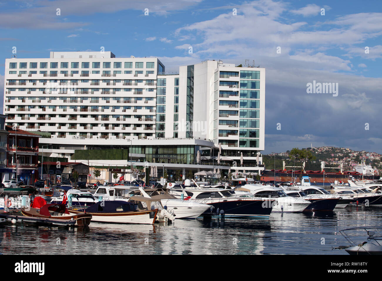 Tarabya Yacht Port at Bosphorus in Istanbul, Turkey Stock Photo - Alamy