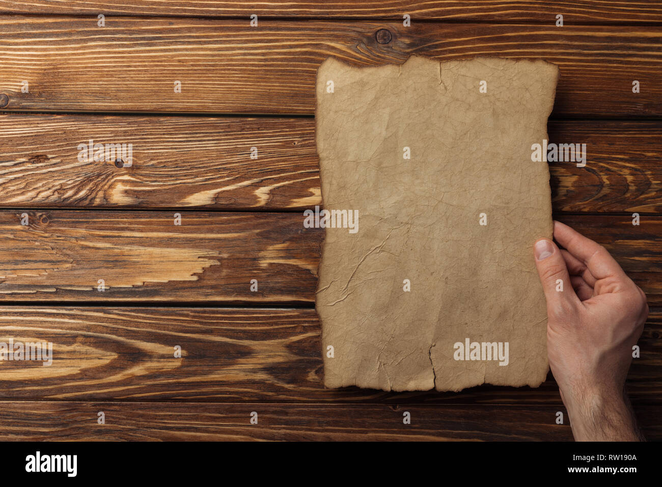 Brown parchment paper hi-res stock photography and images - Alamy