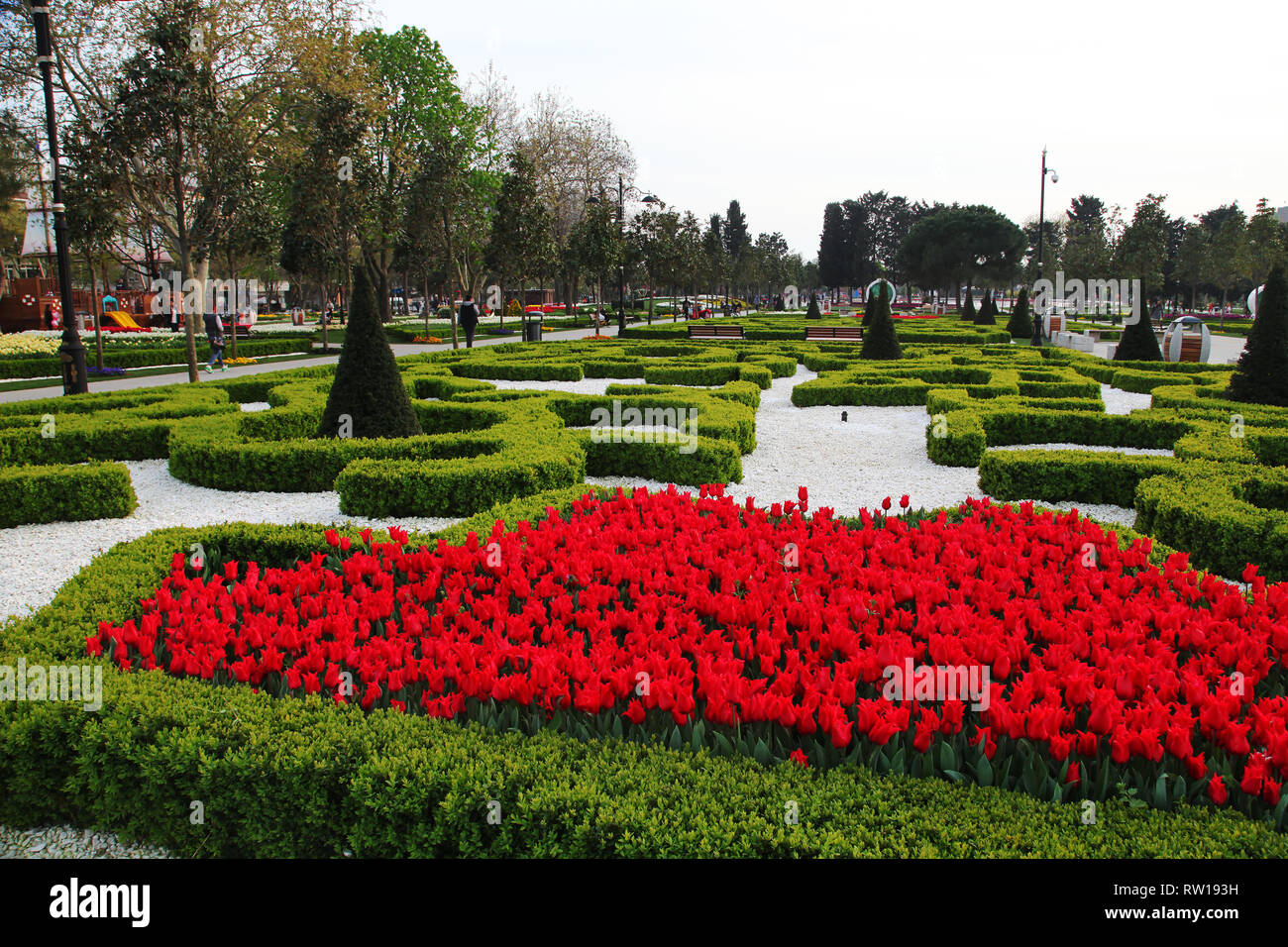 Goztepe Garden Park in Istanbul, Turkey Stock Photo - Alamy