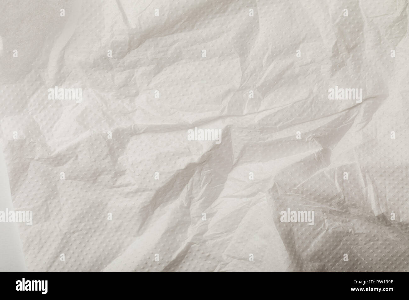 textured blank crumpled page with copy space Stock Photo - Alamy