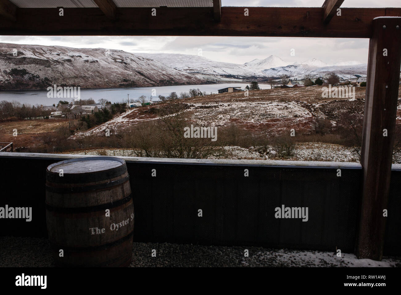 Drynoch, Loch Harport and Glamaig as seen from the Oyster Shed, Carbost ...