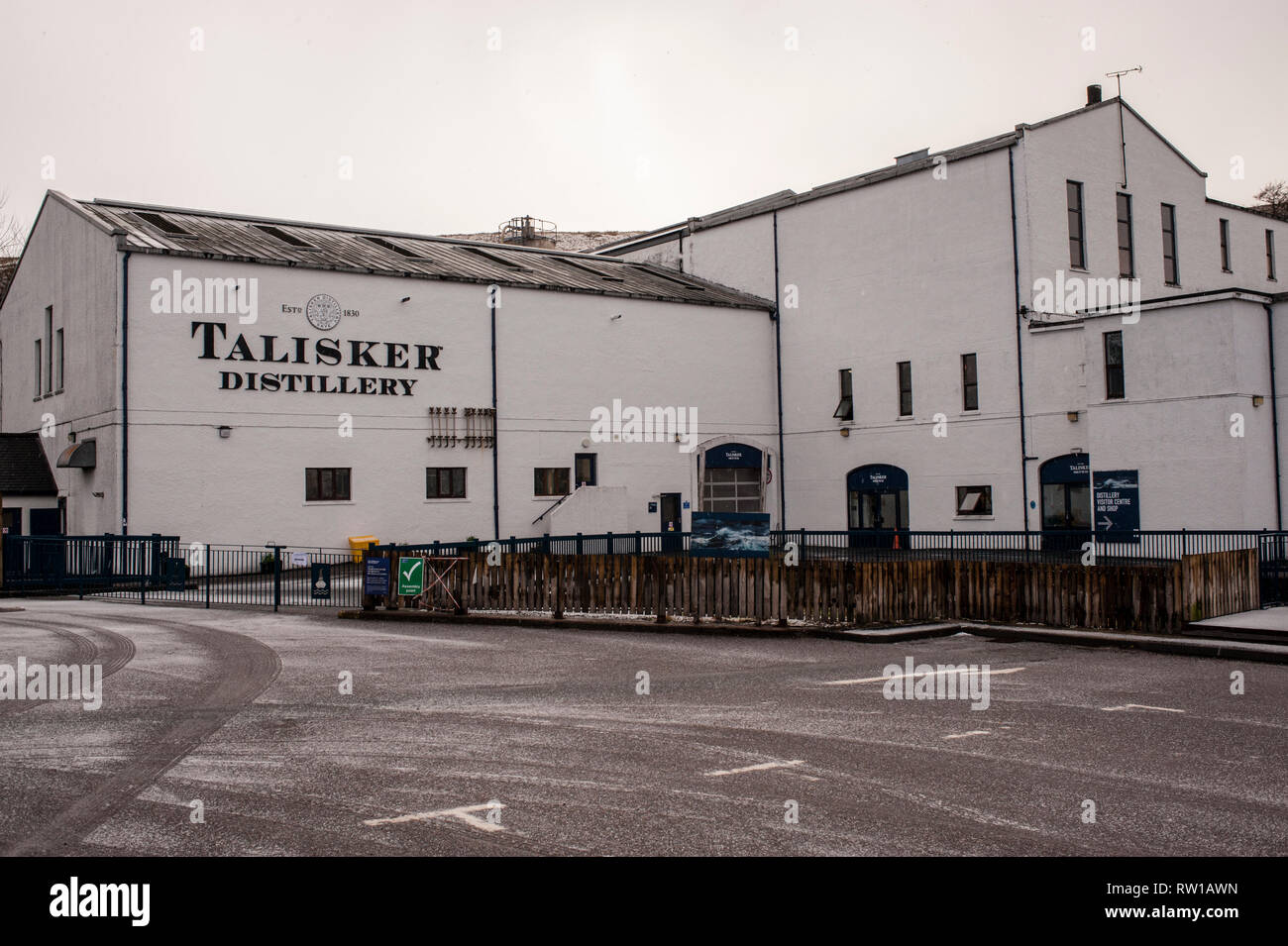 Talisker Distillery in Carbost, Isle of Skye. Scotland Stock Photo - Alamy