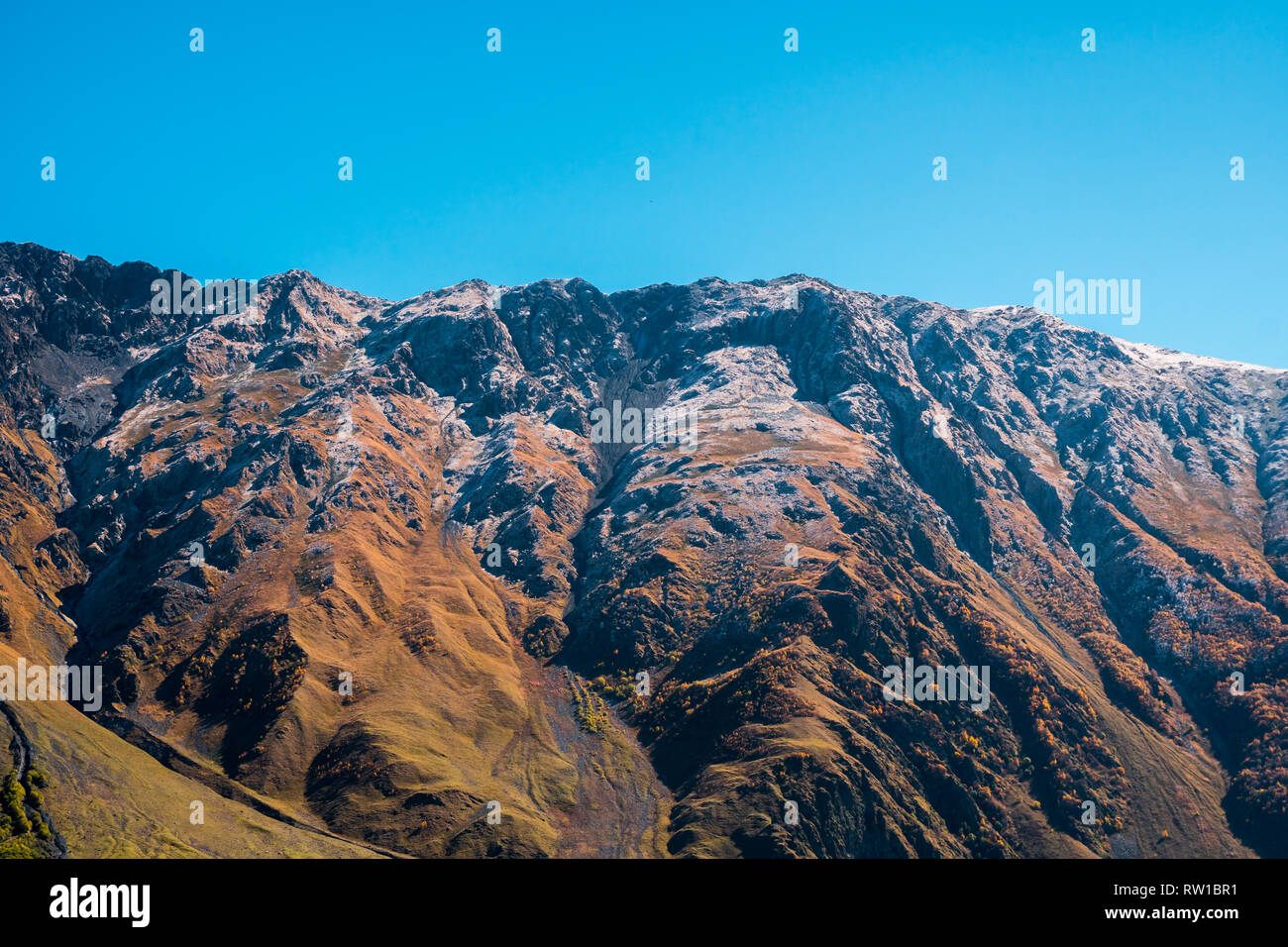 Beautifull mountains of caucasus in Dariali Gorge, Georgia, Europe ...
