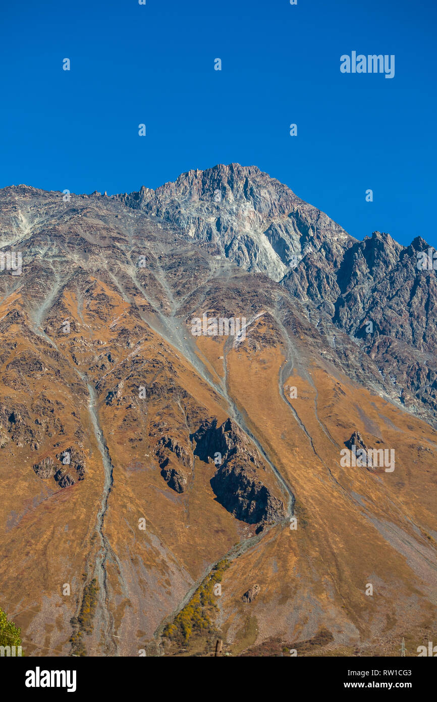 Beautifull mountains of caucasus in Dariali Gorge, Georgia, Europe ...