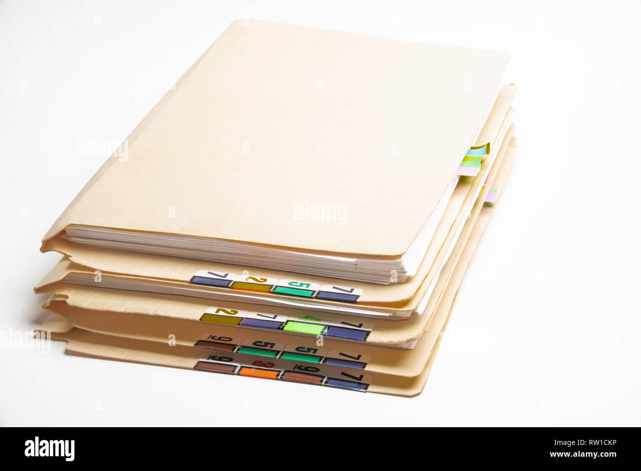 Color coded patient files hi-res stock photography and images - Alamy