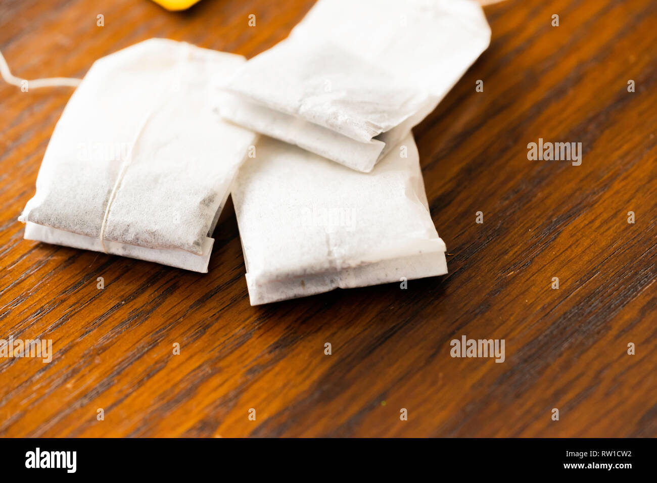 On a box of teabags hi-res stock photography and images - Alamy