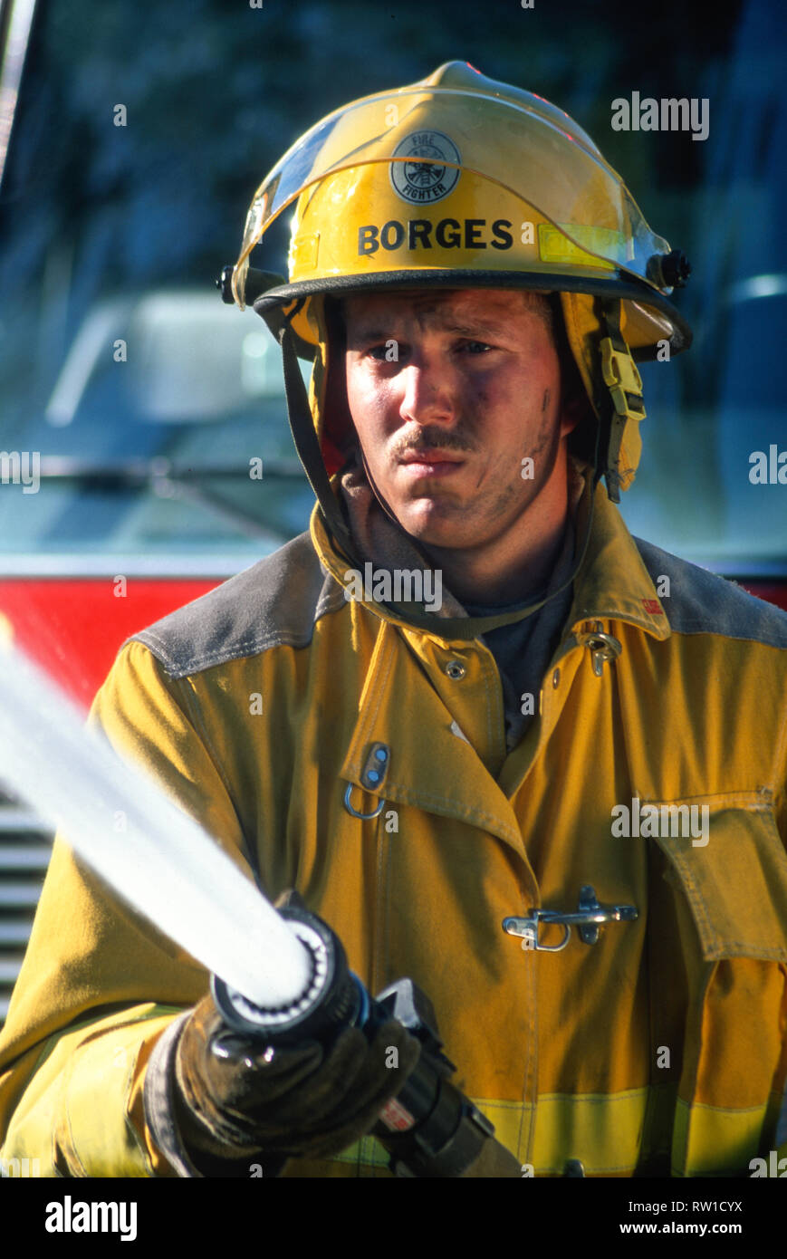 Fire mans helmet hi-res stock photography and images - Alamy