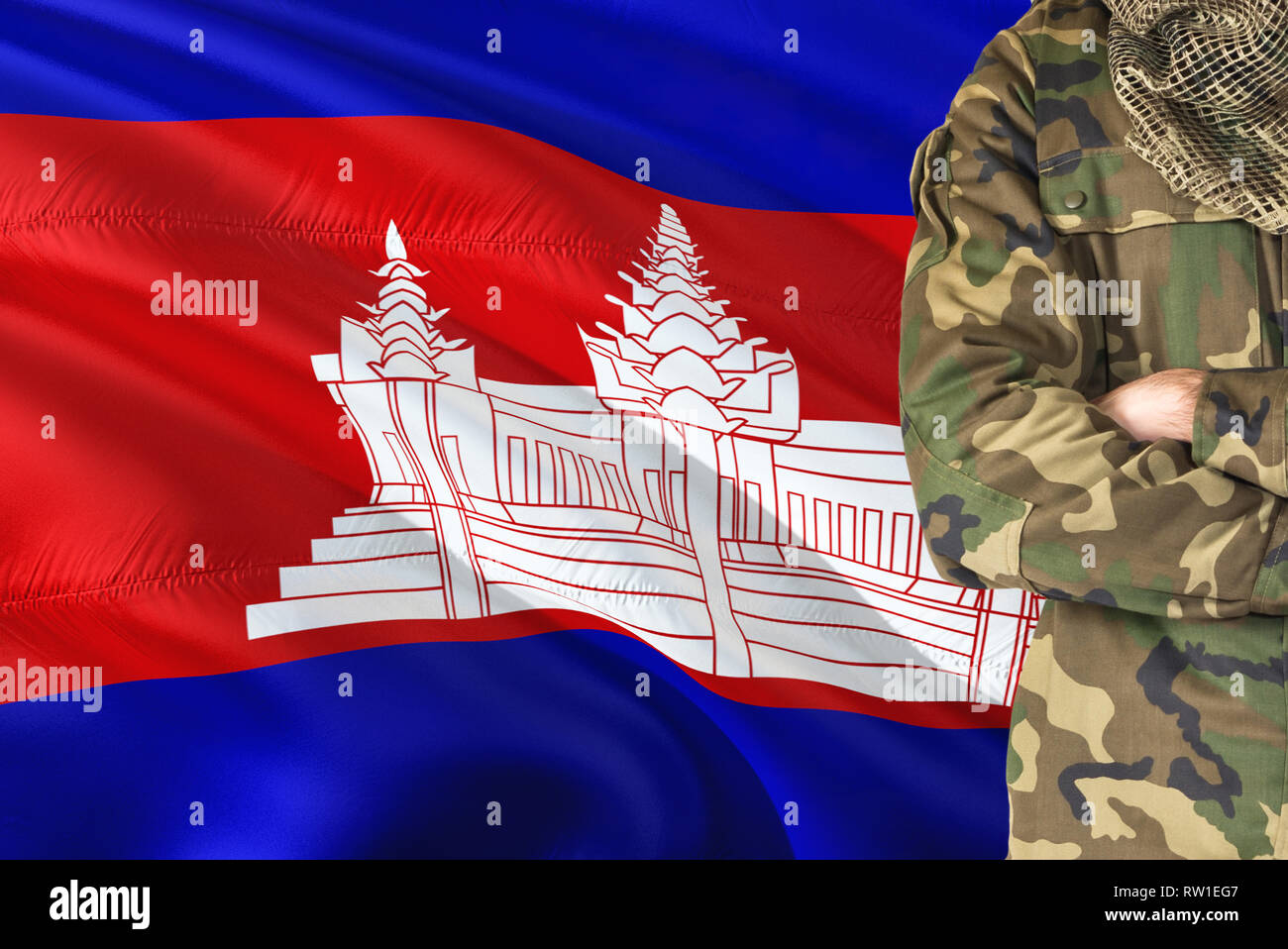 Cambodian national police hi-res stock photography and images - Alamy