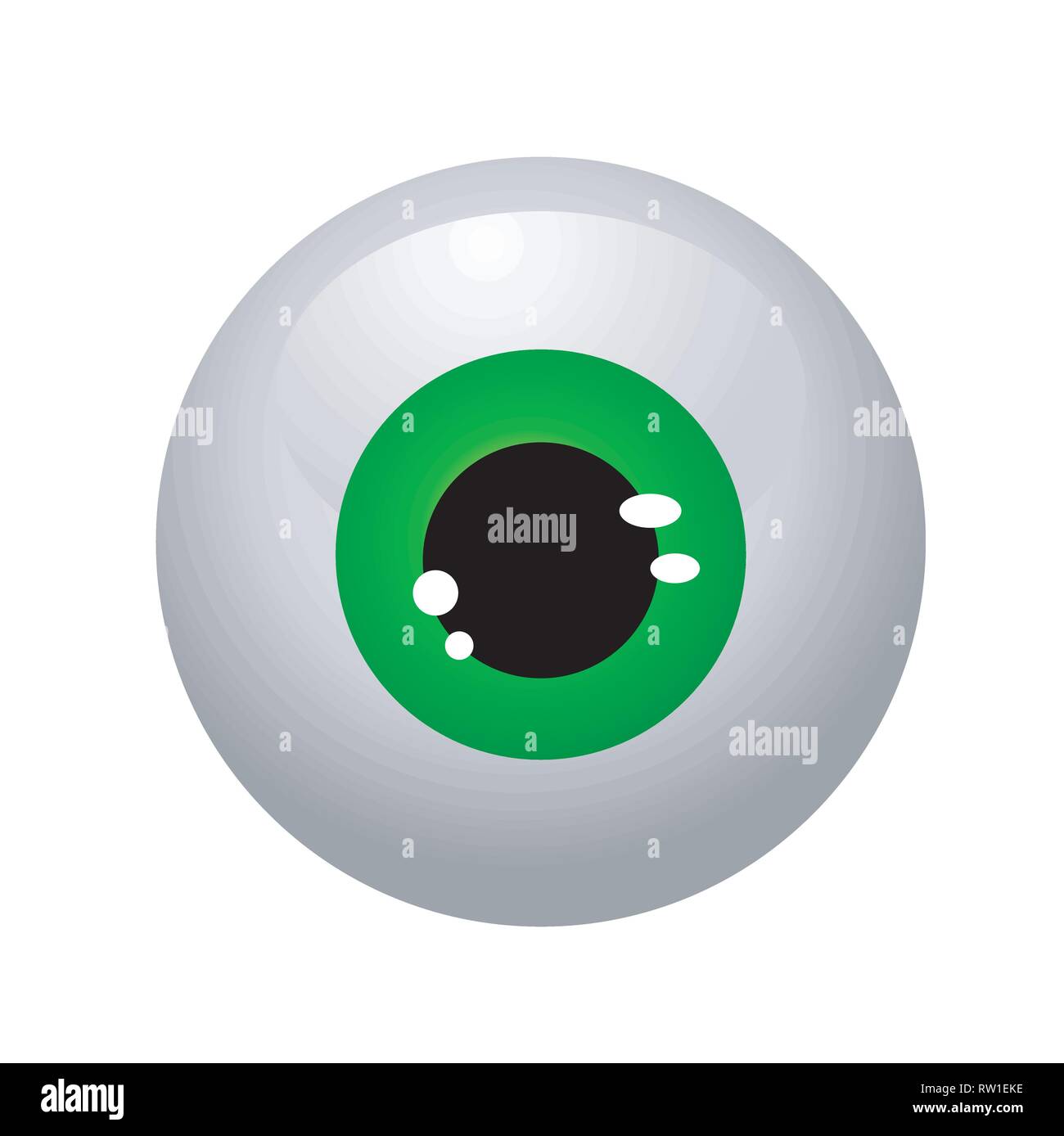 eyeballs isolated vector Stock Vector Image & Art - Alamy