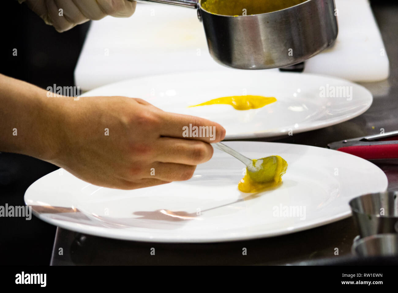 Chef preparing food, meal, in the kitchen, chef cooking, Chef ...
