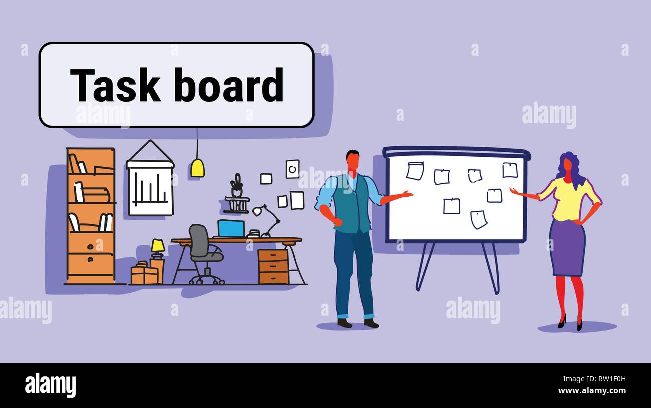 Office career hand board Stock Vector Images - Alamy