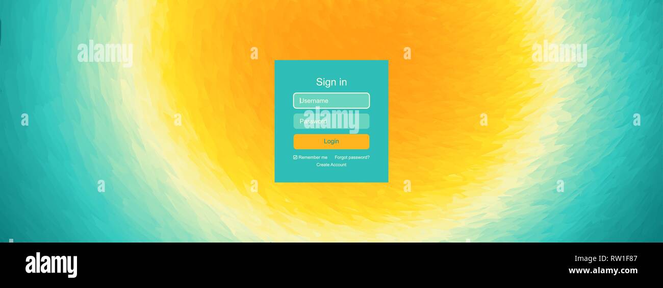 Login user interface. Modern screen design for mobile app and web ...