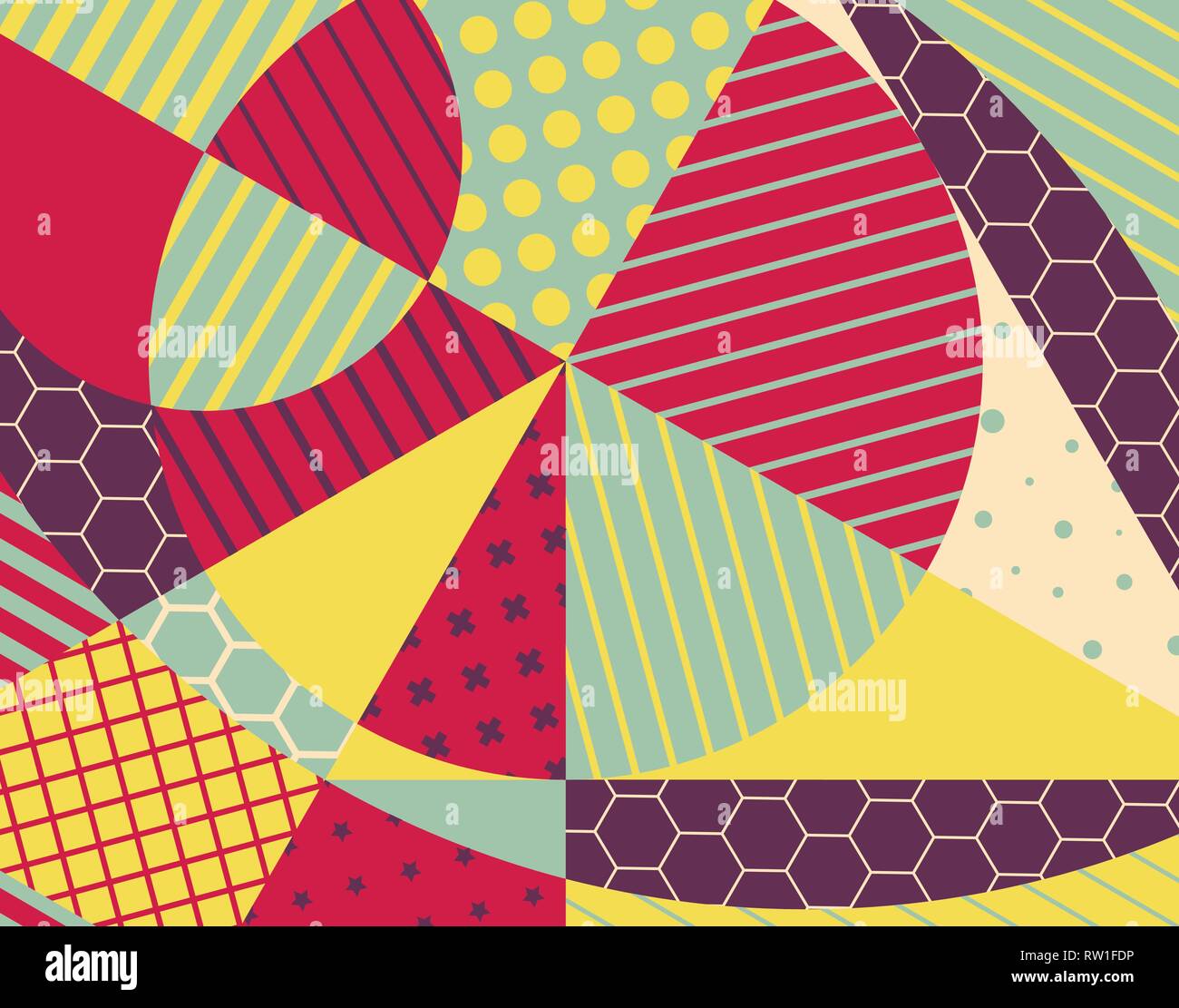Abstract colorful geometric design. Vector illustration. Can be used ...
