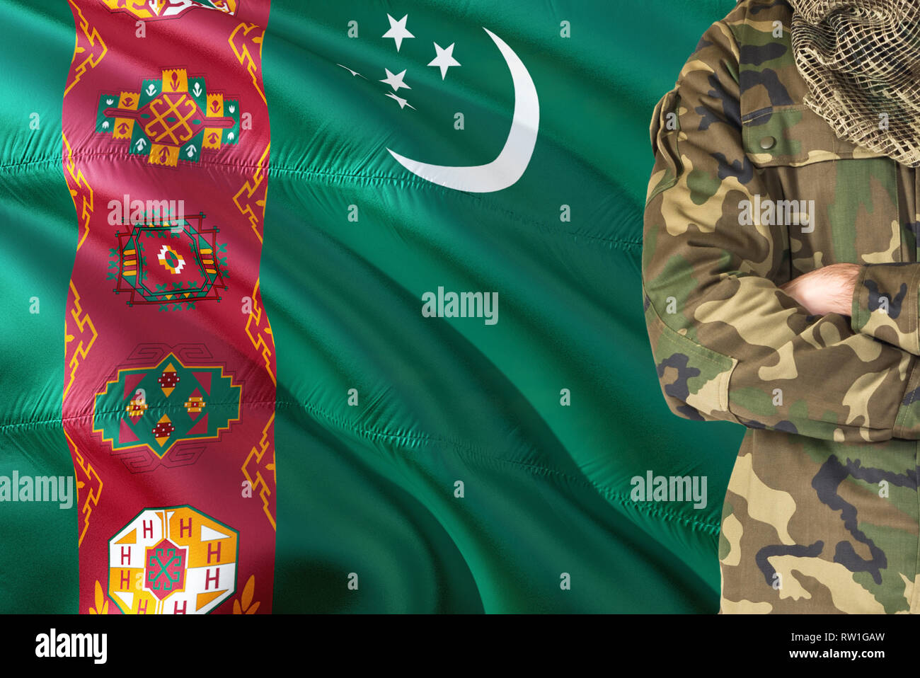 Nato turkmenistan flag hi-res stock photography and images - Alamy