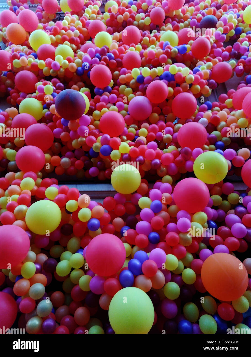 Colorful balloons background Stock Photo - Alamy