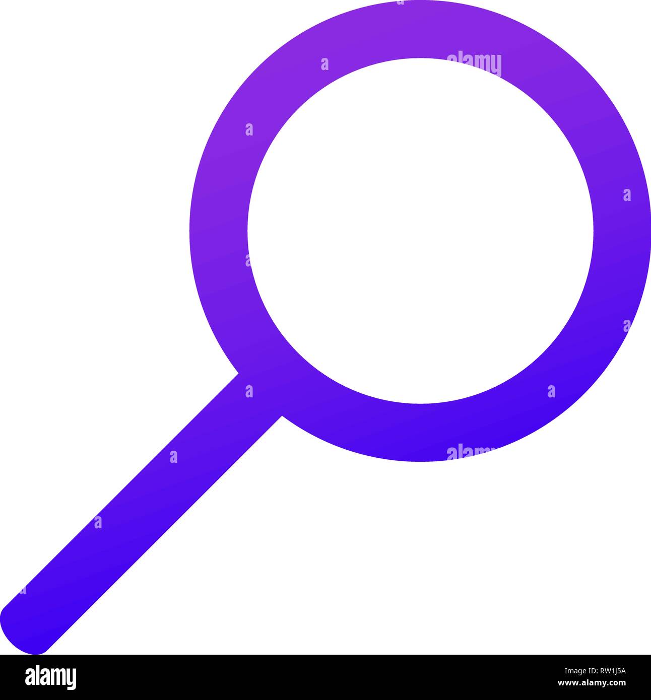 Magnifier logo Stock Vector Images - Alamy