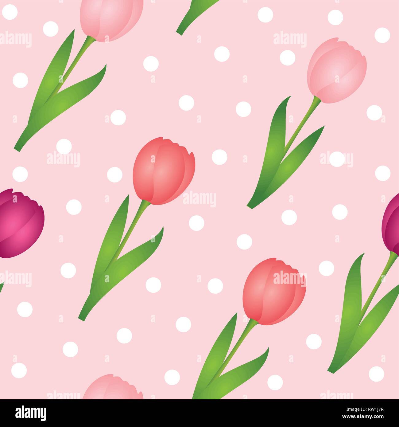 Tulip flower pattern hi-res stock photography and images - Alamy