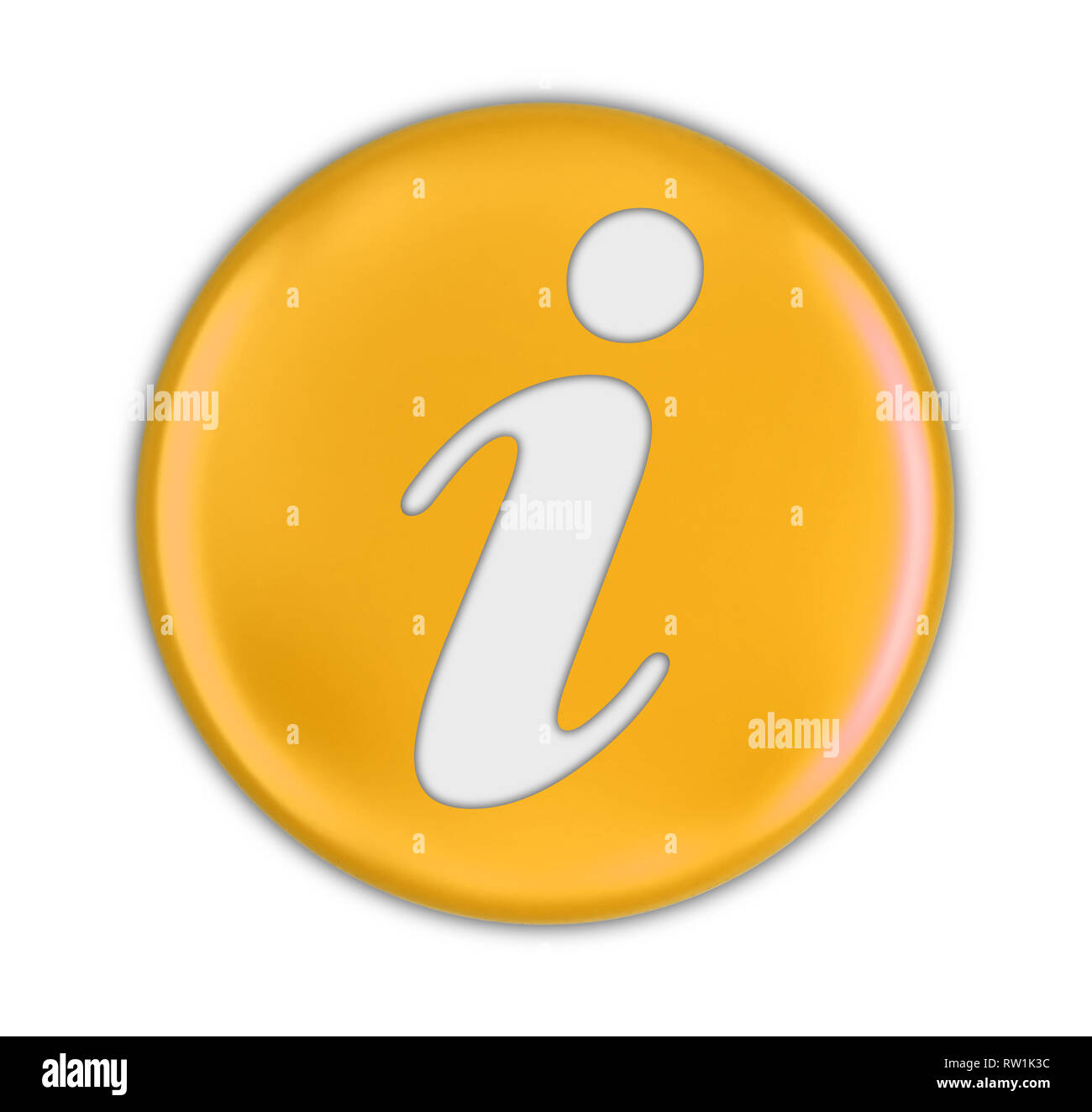 Info as symbol help information for on blue button hi-res stock ...