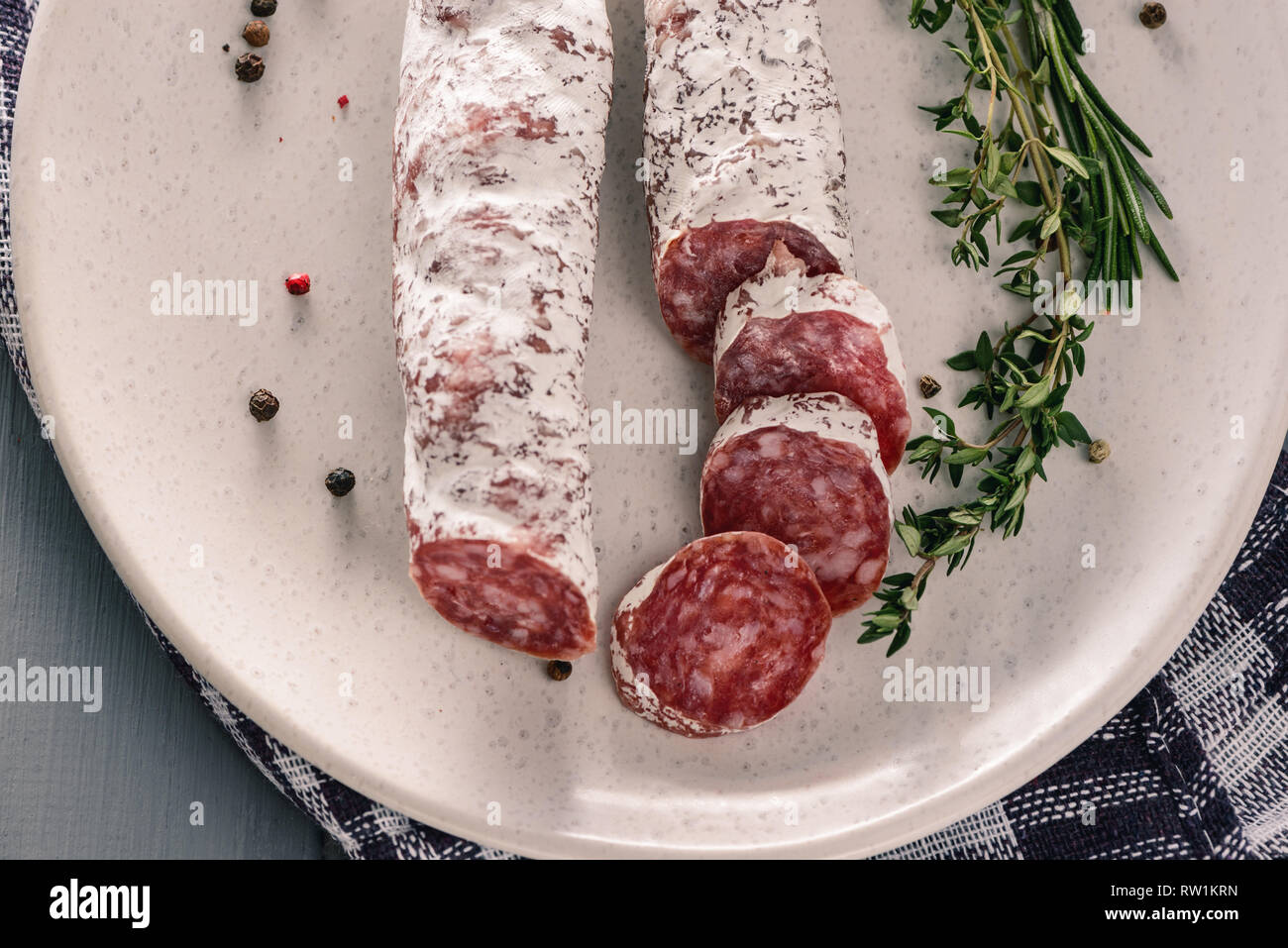 Winter salami hi-res stock photography and images - Alamy