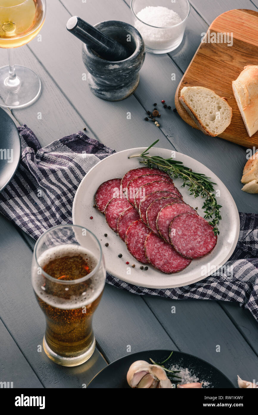 Beer salami hi-res stock photography and images - Alamy