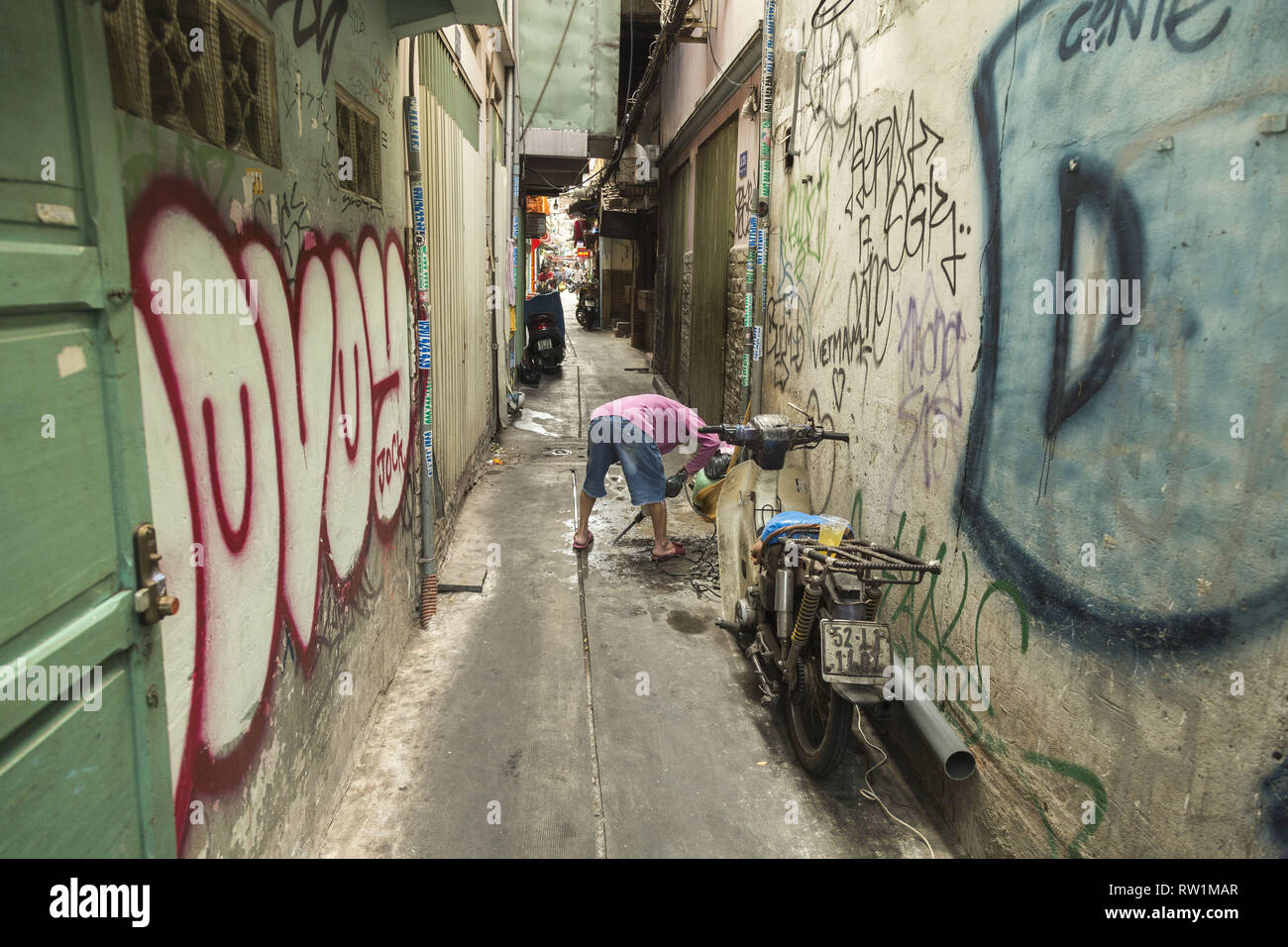 Asia graffiti hi-res stock photography and images - Alamy