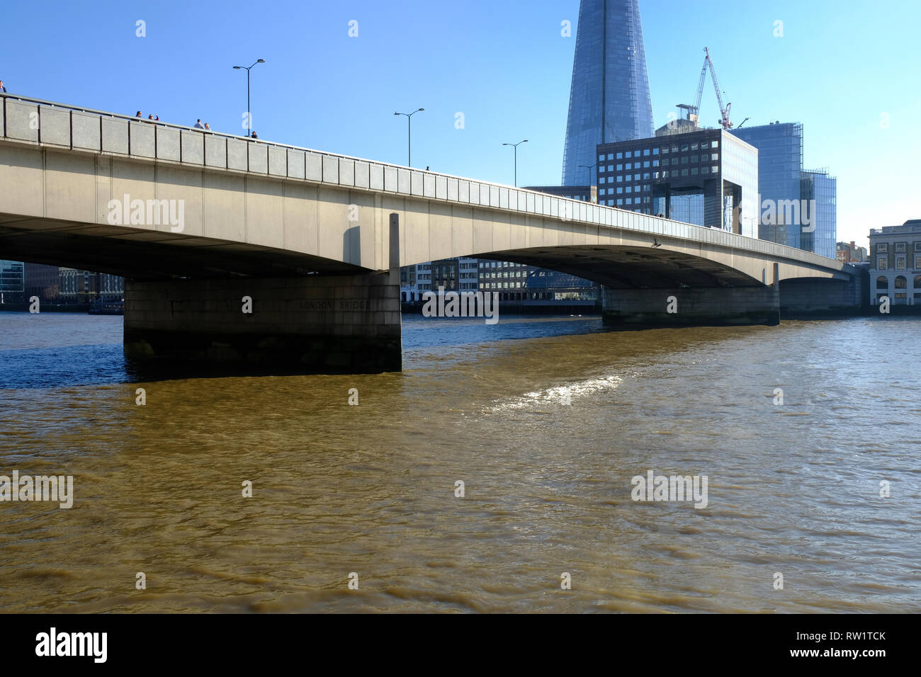 London Bridge over the River Thames, London Stock Photo - Alamy