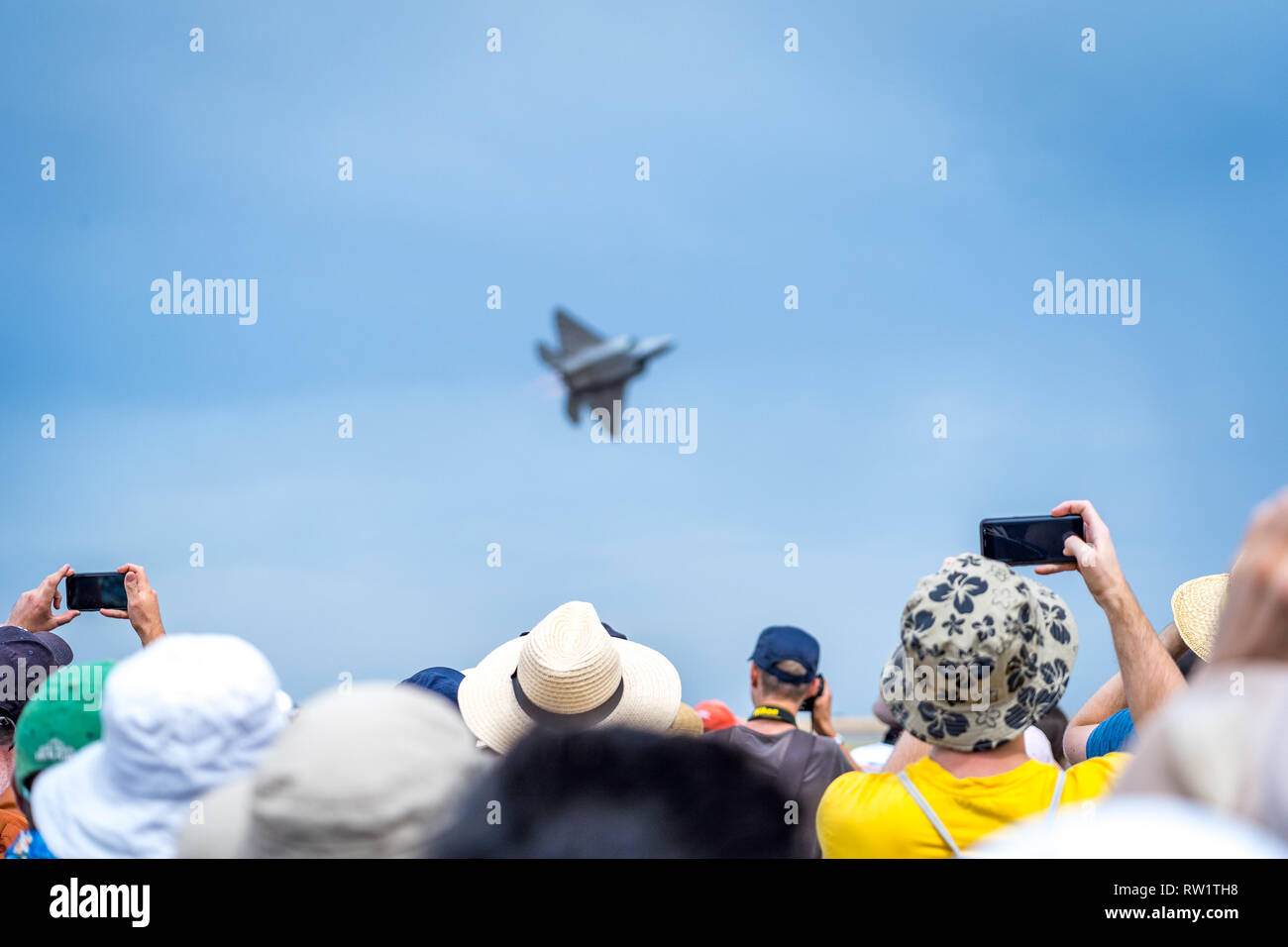 Avalon, Melbourne, Australia - Mar 3, 2019: F-35 military fighter jet ...