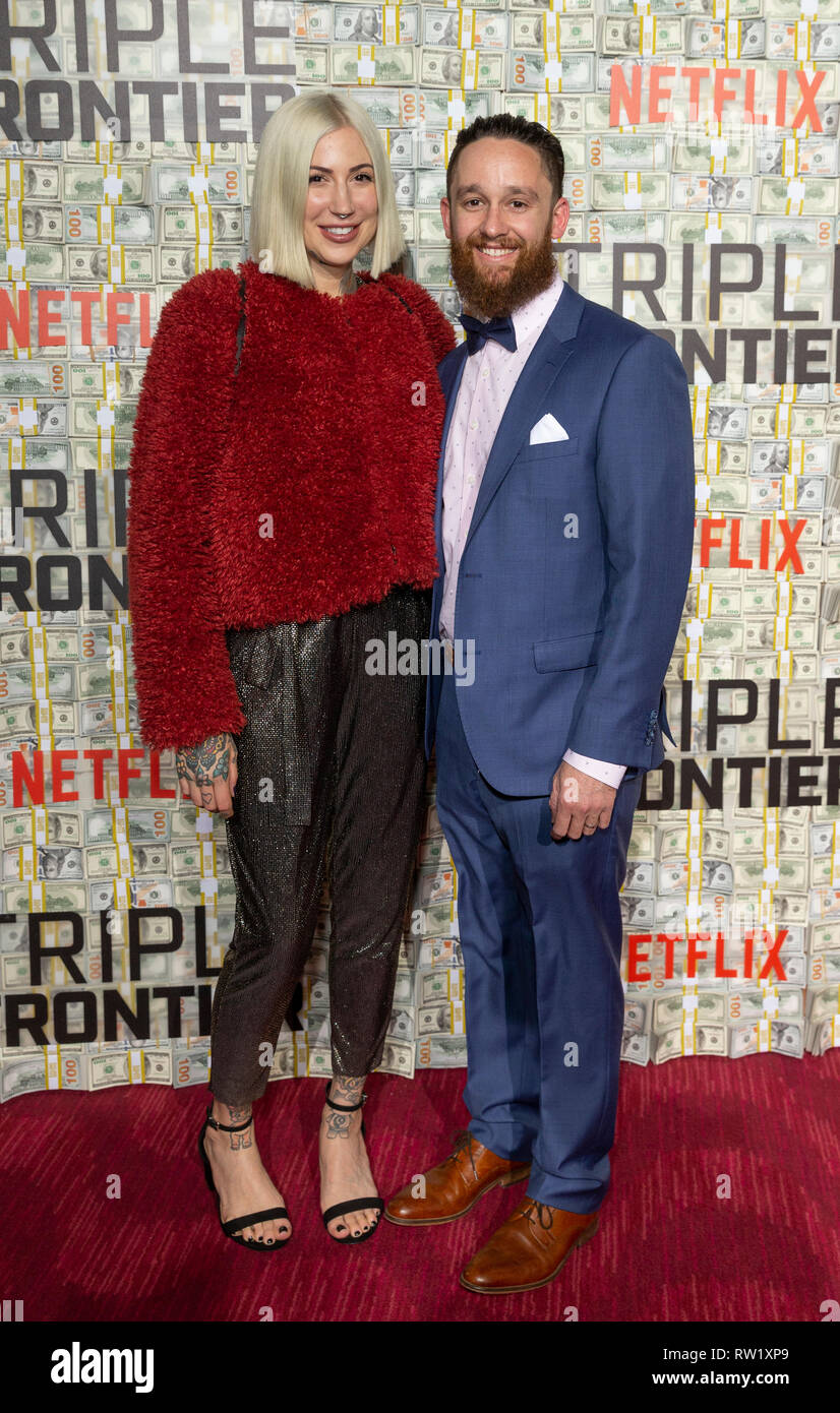 New York, NY - March 3, 2019: Andy Horwitz (R) attends Netflix Triple ...