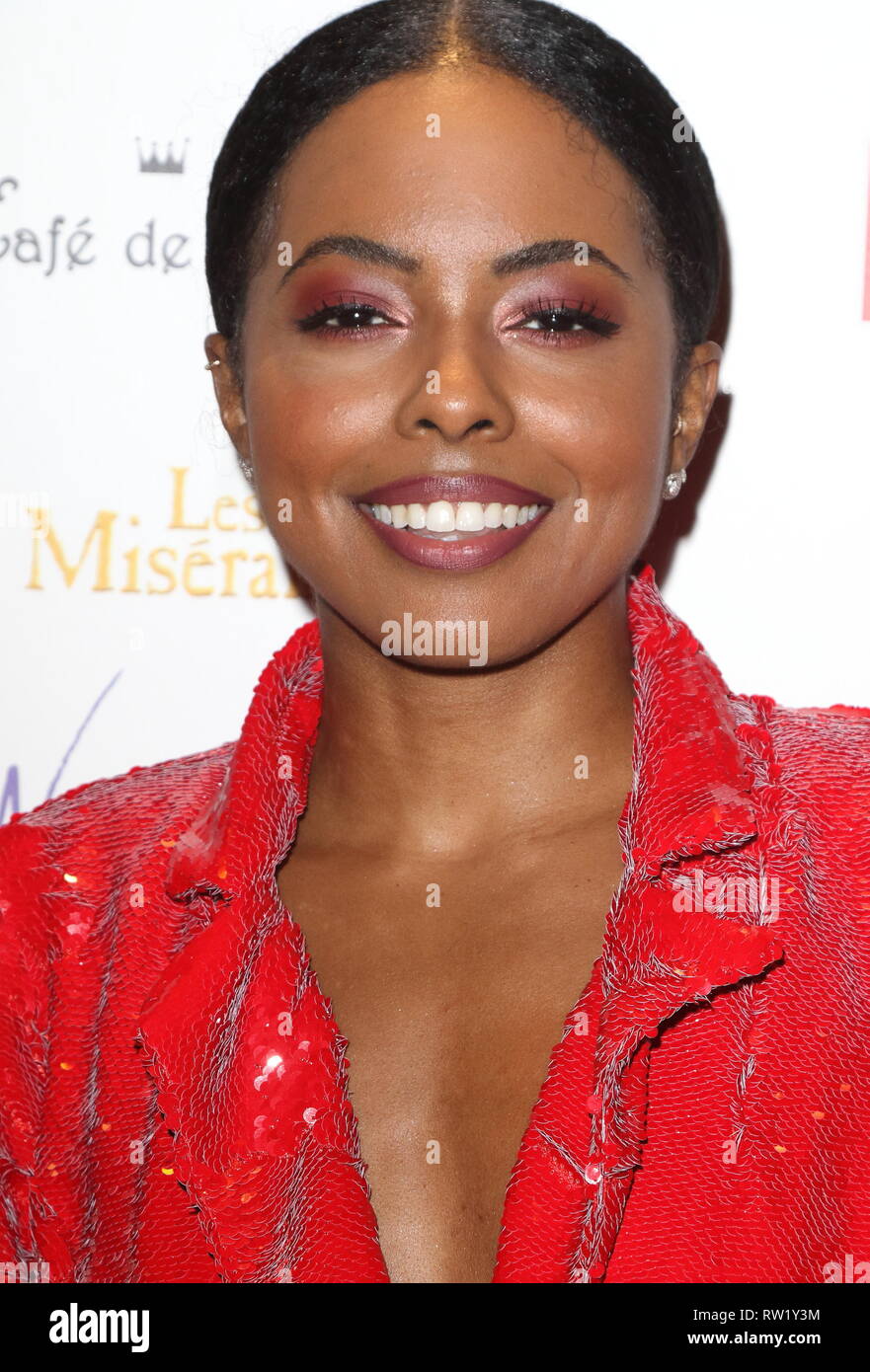 Adrienne Warren at the Whatsonstage Awards 2019 at the Prince of Wales ...