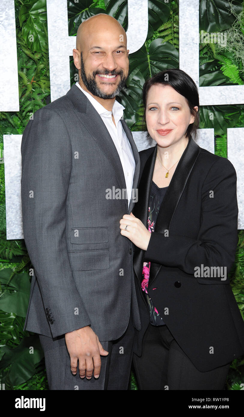 New York, NY, USA. 3rd Mar, 2019. Keegan-Michael Key and Elisa Pugliese ...