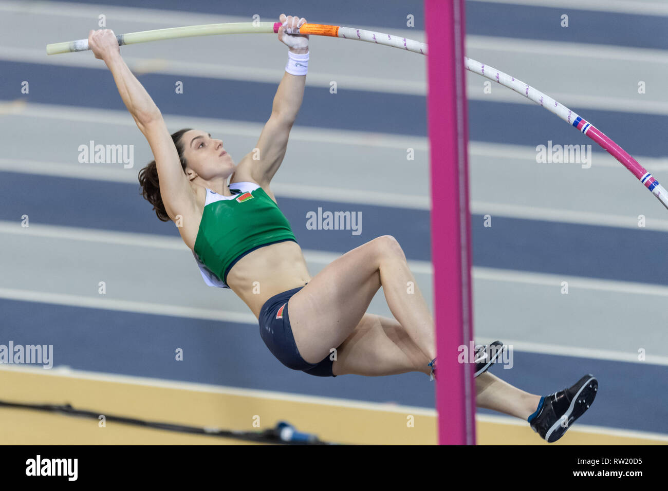 Women's pole vault final hi-res stock photography and images - Alamy